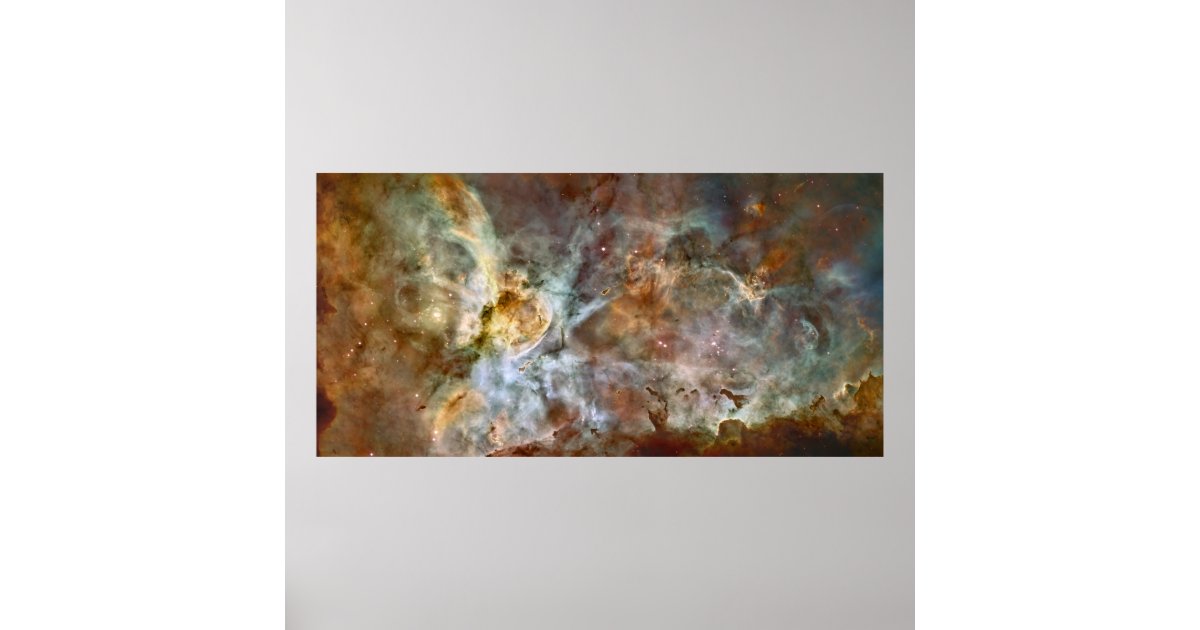 60 x 30 inch Hubble - Carina Nebula Star Birth Pos Poster | Zazzle.nl