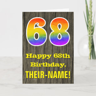 68 Jaar Oud Kaarten | Zazzle.nl