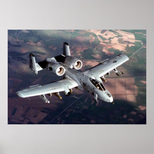 A10 Thunderbolt II-Poster Poster | Zazzle.nl