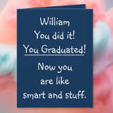 Gefeliciteerd Grappig Afstuderen