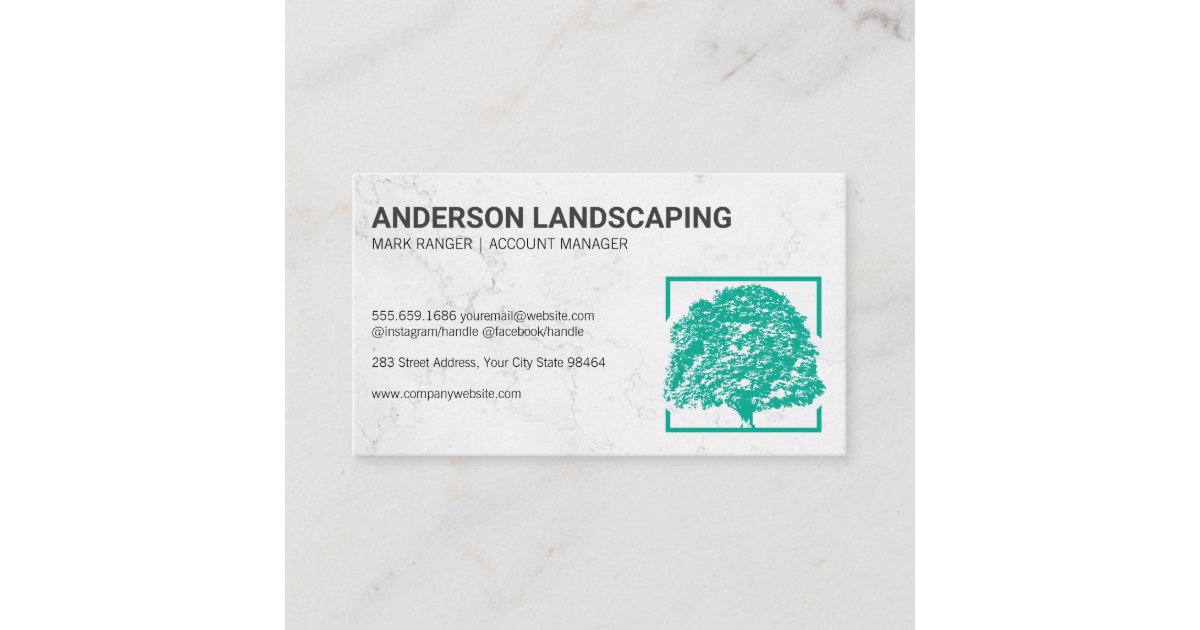 Accountmanager | Financiering | Logo bomen Afsprakenkaartje | Zazzle.nl