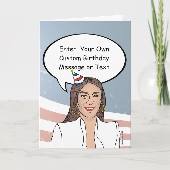 AOC Birthday Card Kaart | Zazzle.nl