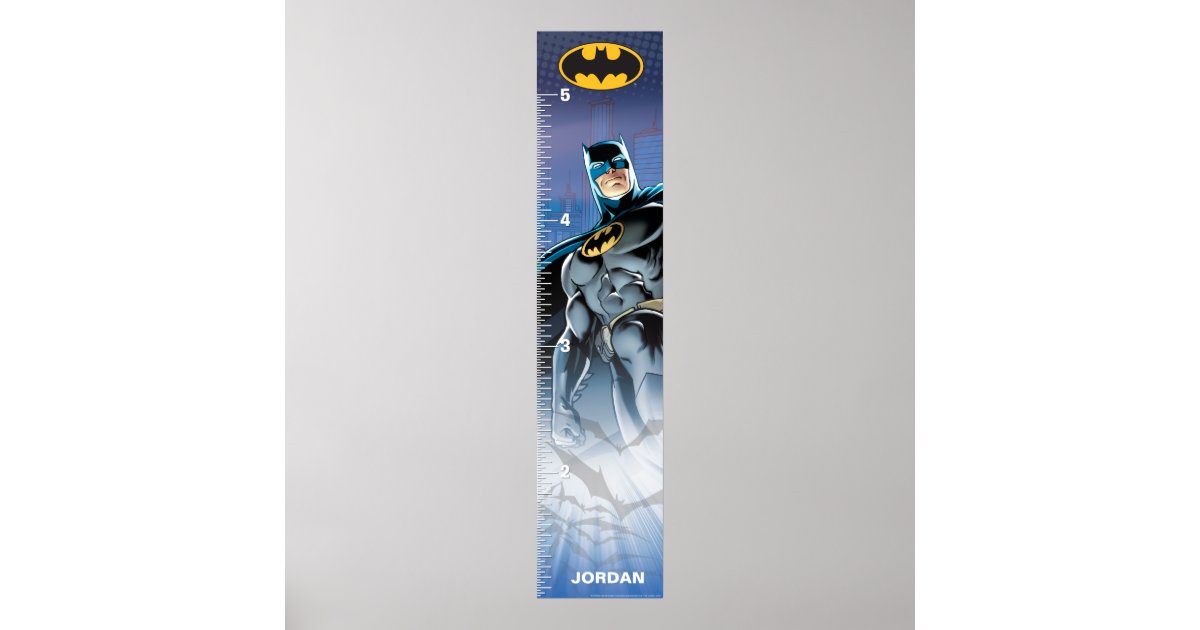 Batman | Growth Chart Poster | Zazzle.nl
