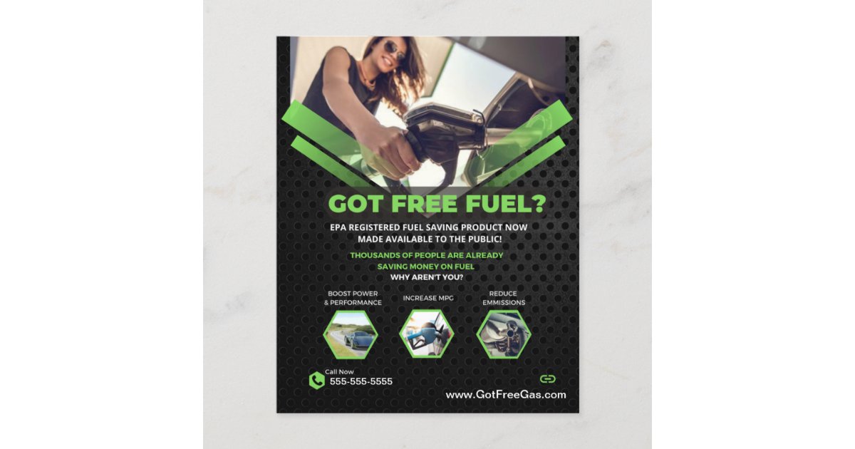 BECO FUEL TABEL Flyer | Zazzle.nl