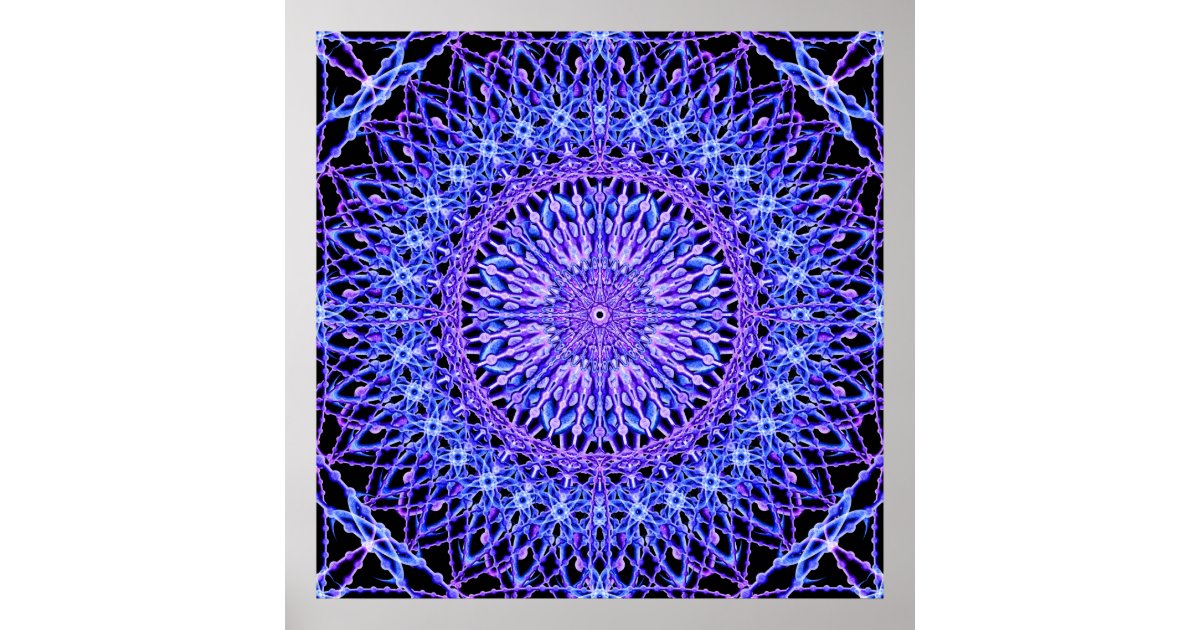 Beelden van Light Mandala Poster | Zazzle.nl