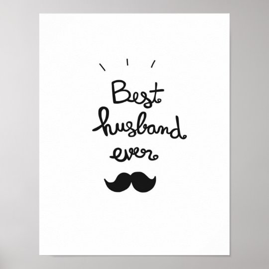 Beste man ooit poster | Zazzle.nl