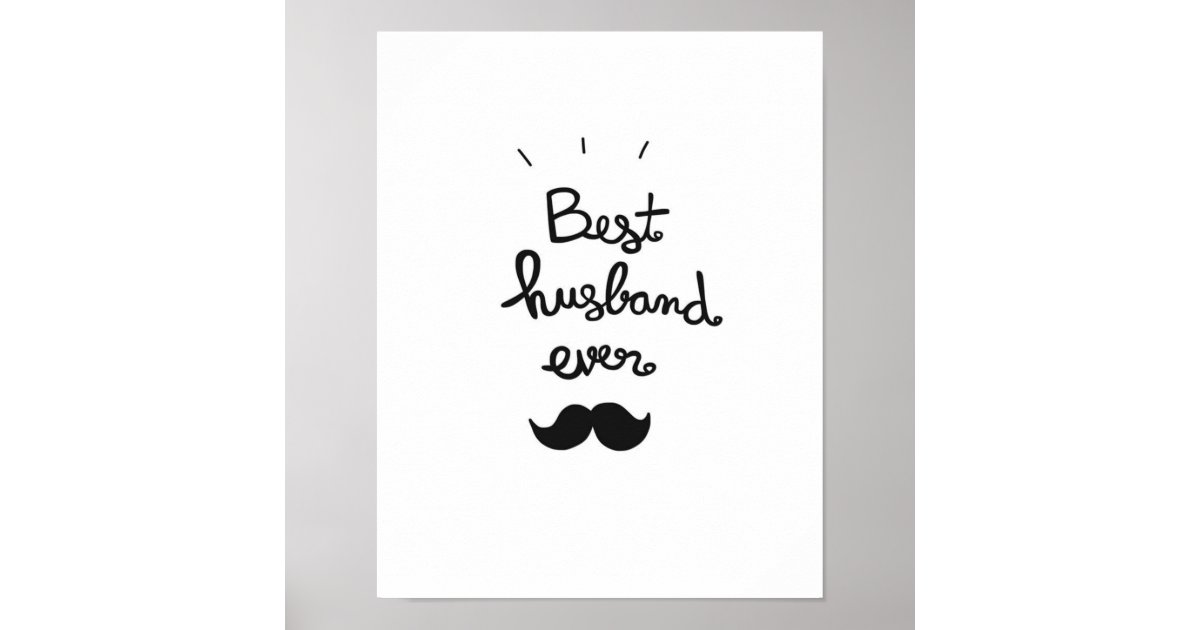 Beste man ooit poster | Zazzle.nl