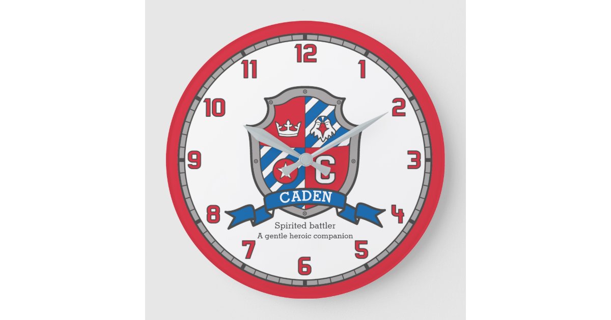 Caden name: heraldry shield letter C bird Grote Klok | Zazzle.nl