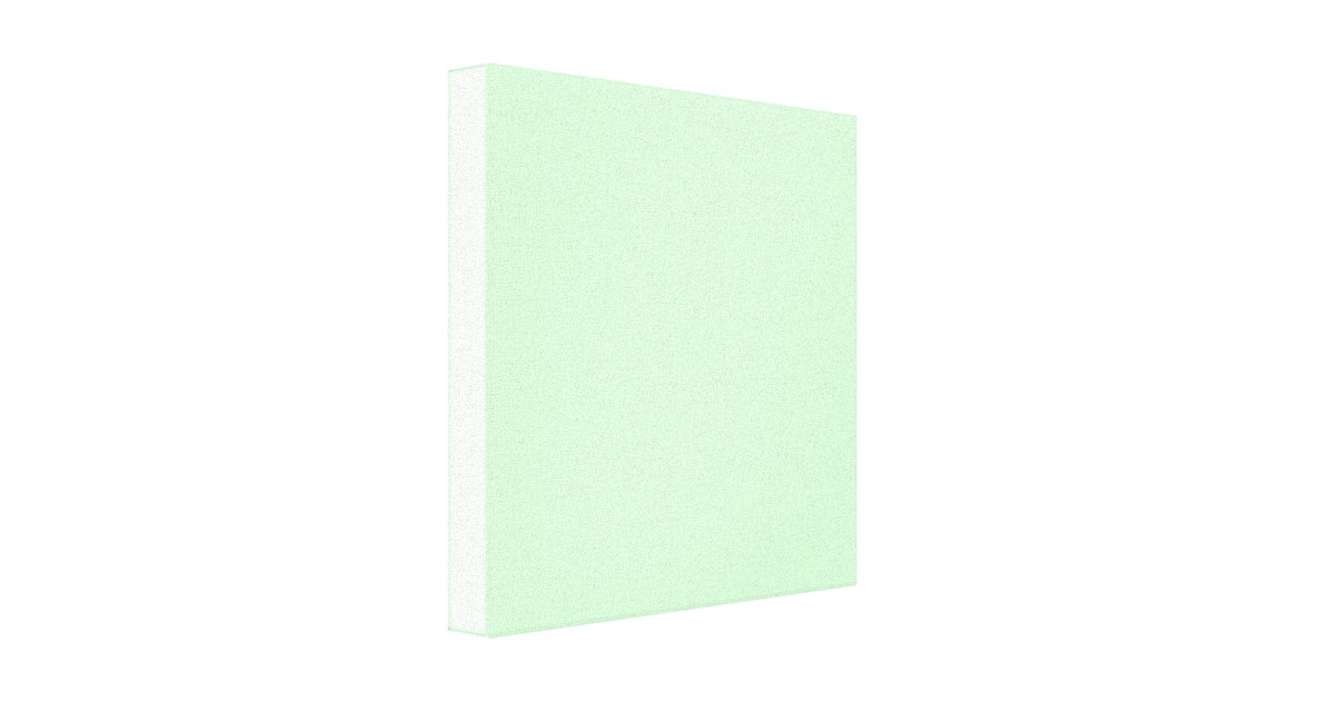 #CCFFCC Hex Code Web Color Light Mint Green Canvas Afdruk | Zazzle.nl