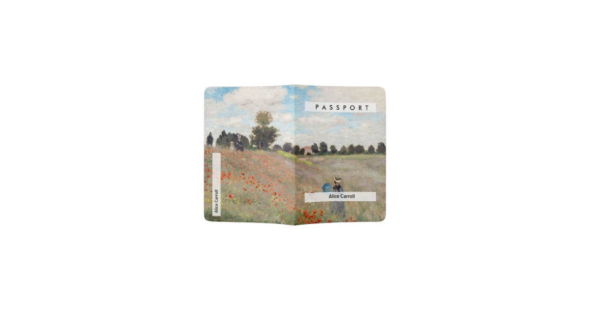Claude Monet - Papierveld Paspoorthouder | Zazzle.nl