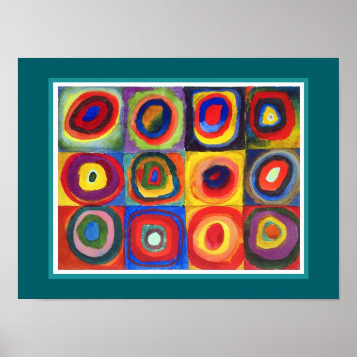 Colour Study van Wassily Kandinsky Poster | Zazzle.nl