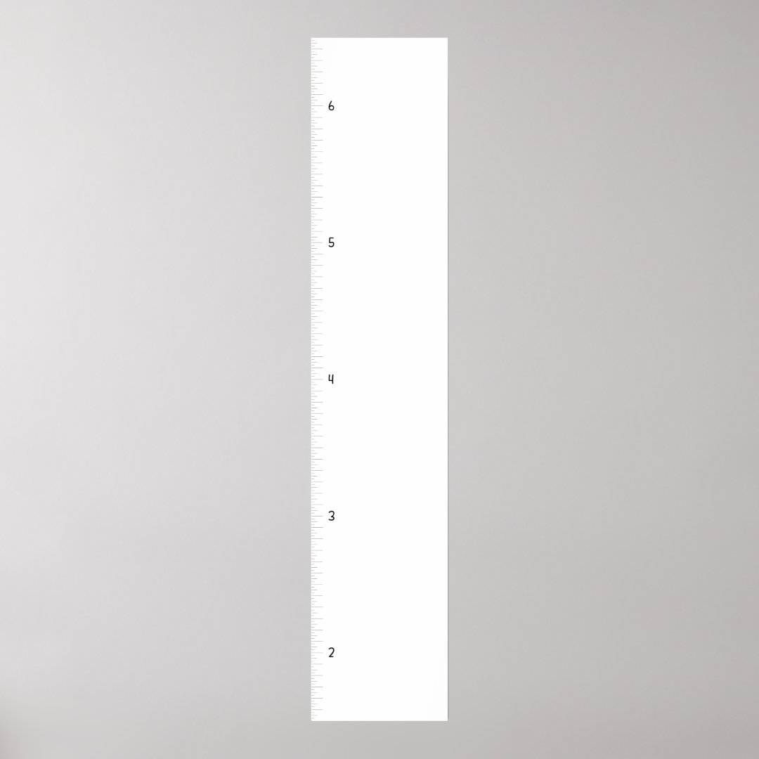 Create Your Own Growth Chart Poster | Zazzle.nl