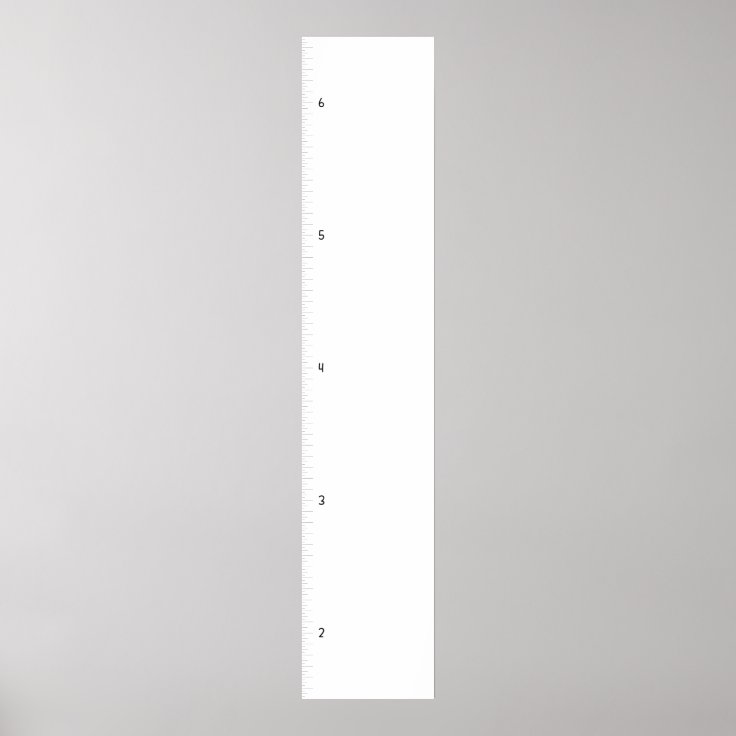 Create Your Own Growth Chart Poster | Zazzle.nl