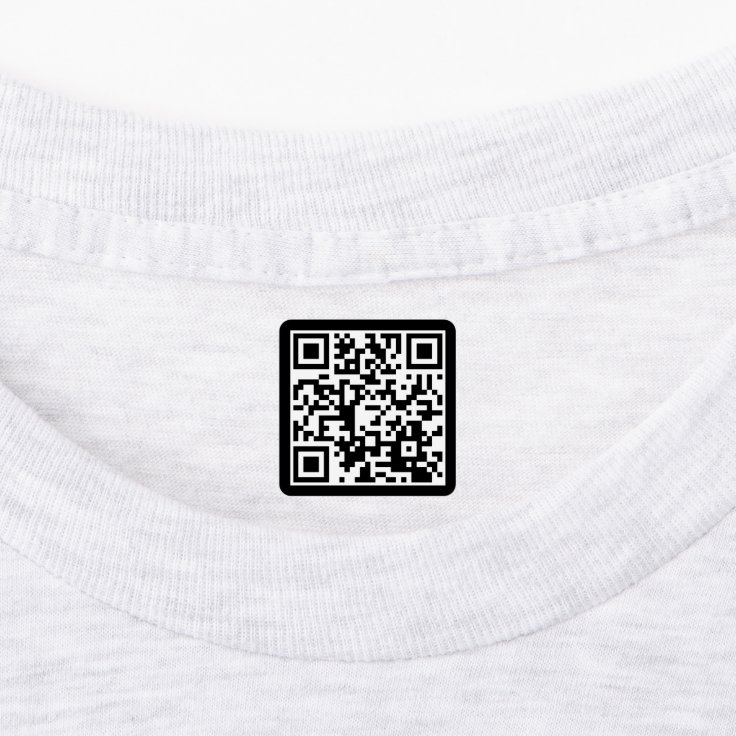 Creëer a QR-code | Waterdicht kleding Labels | Zazzle.nl