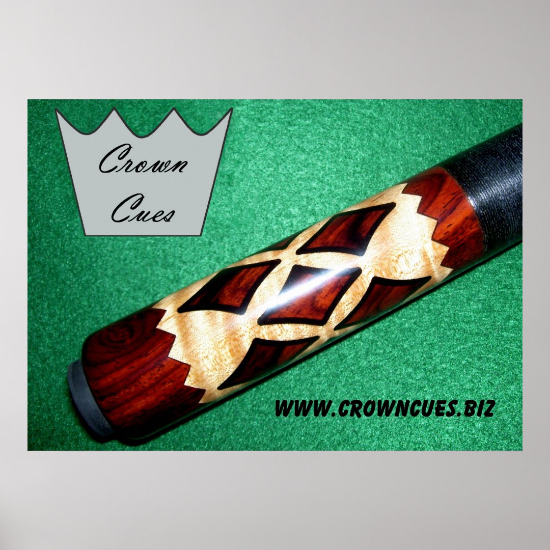 Crown Cues Poster | Zazzle.nl