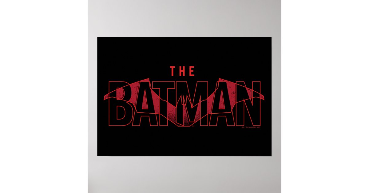 De Batman Bat Overlay-Logo Poster | Zazzle.nl