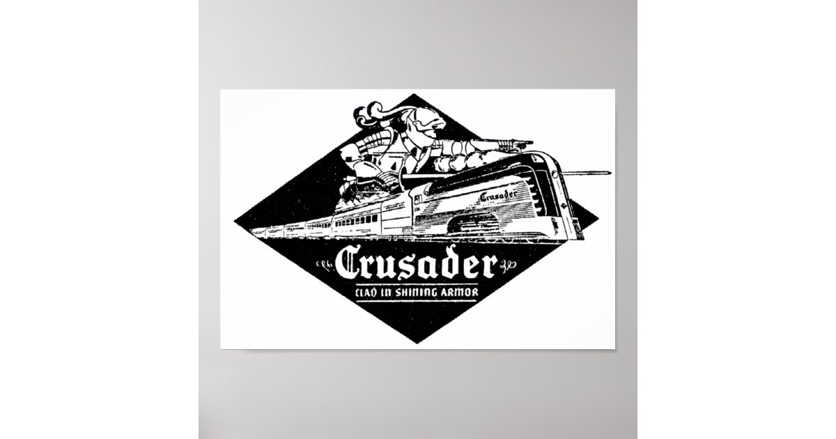 De Reading Railroad Crusader Streamliner Poster | Zazzle.nl