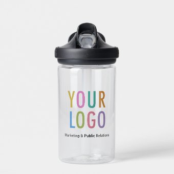 Eddy®+ Kind Kleine Waterfles met Logo 14 oz | Zazzle.nl