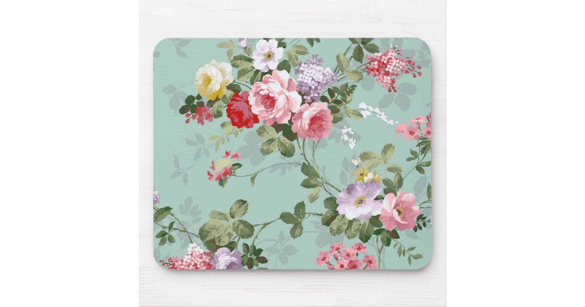 Elegant Roze Rozen Patroon Muismat | Zazzle.nl