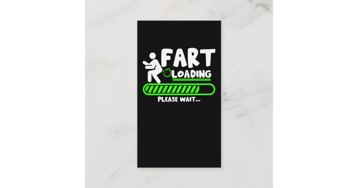 Fart Loading Father Friend Son Farting Visitekaartje | Zazzle.nl
