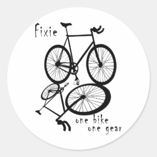 Fixie Stickers | Zazzle.nl