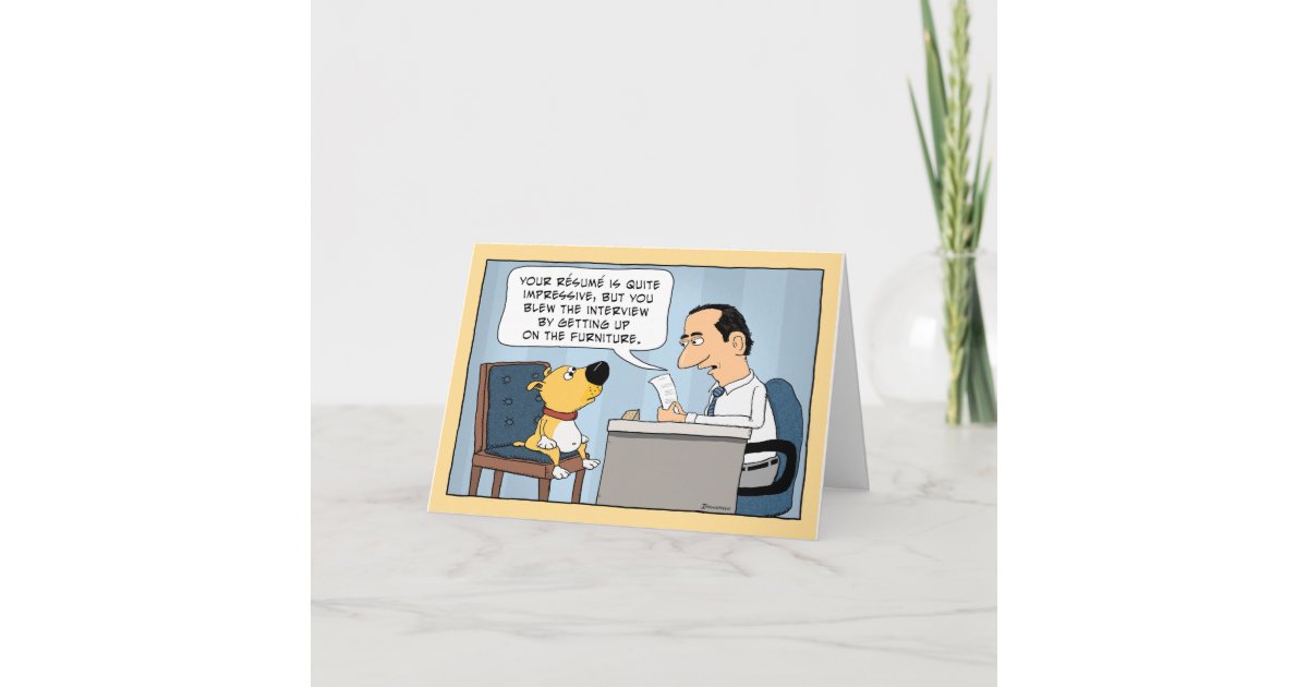 Funny Dog Job Interview Happy Birthday Kaart Zazzle nl funny-dog-job-interview-happy-birthday-kaart-zazzle-nl
