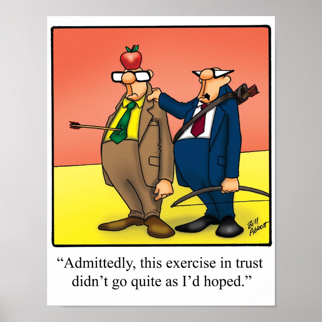 Funny Workplace Humor Vertrouwen Poster Zazzle nl funny-workplace-humor-vertrouwen-poster-zazzle-nl