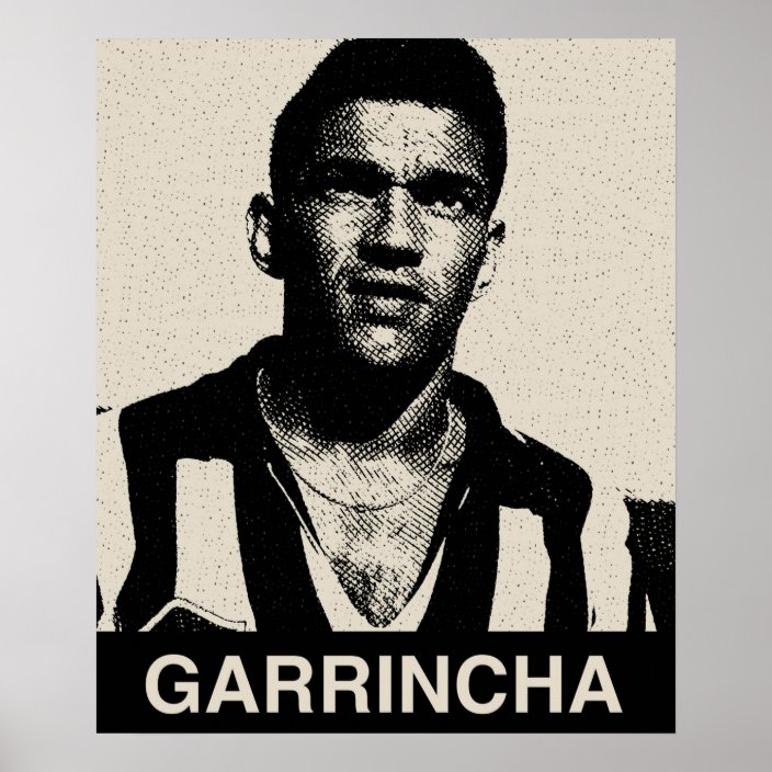 Garrincha Portrait Poster Zazzlenl