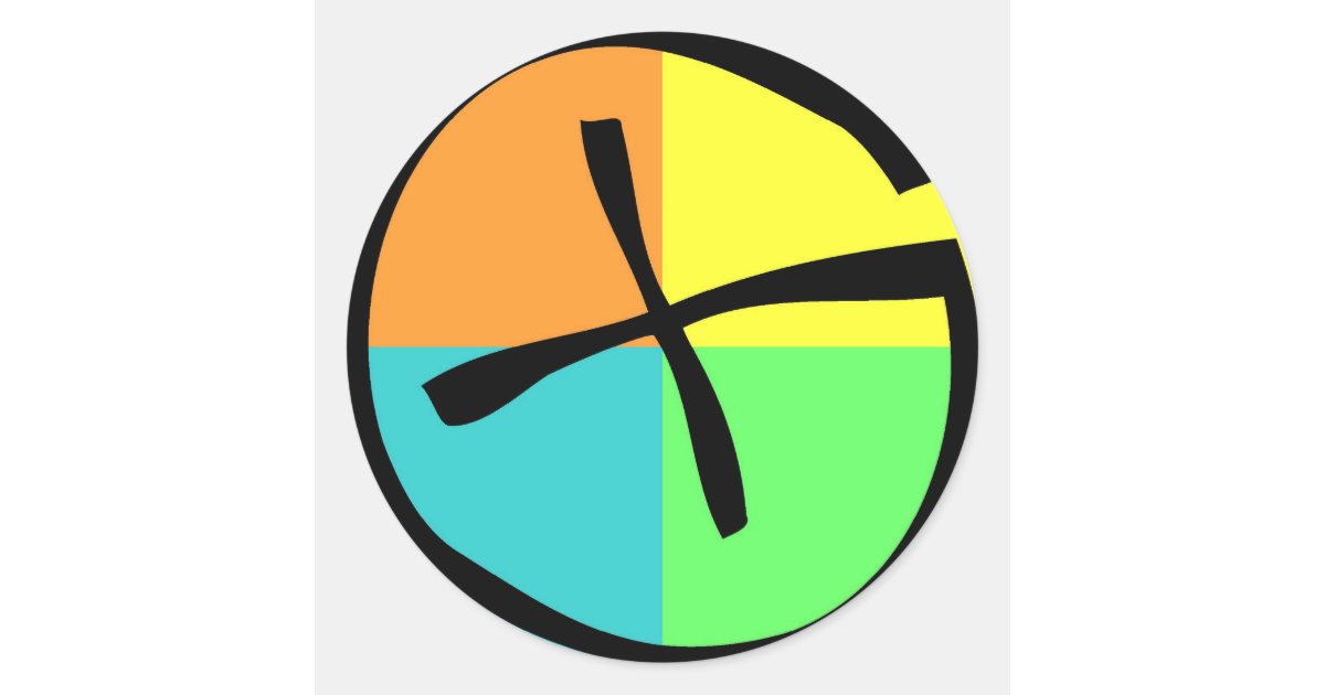 Geocaching Logo Ronde Sticker | Zazzle.nl