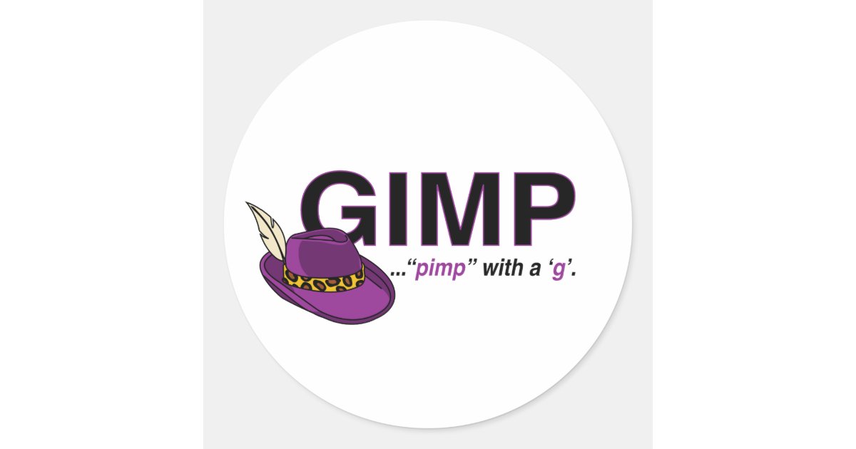 Gimp Pimp Stickers | Zazzle.nl