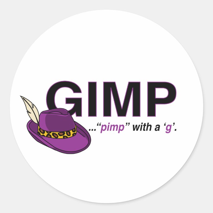 Gimp Pimp Stickers | Zazzle.nl