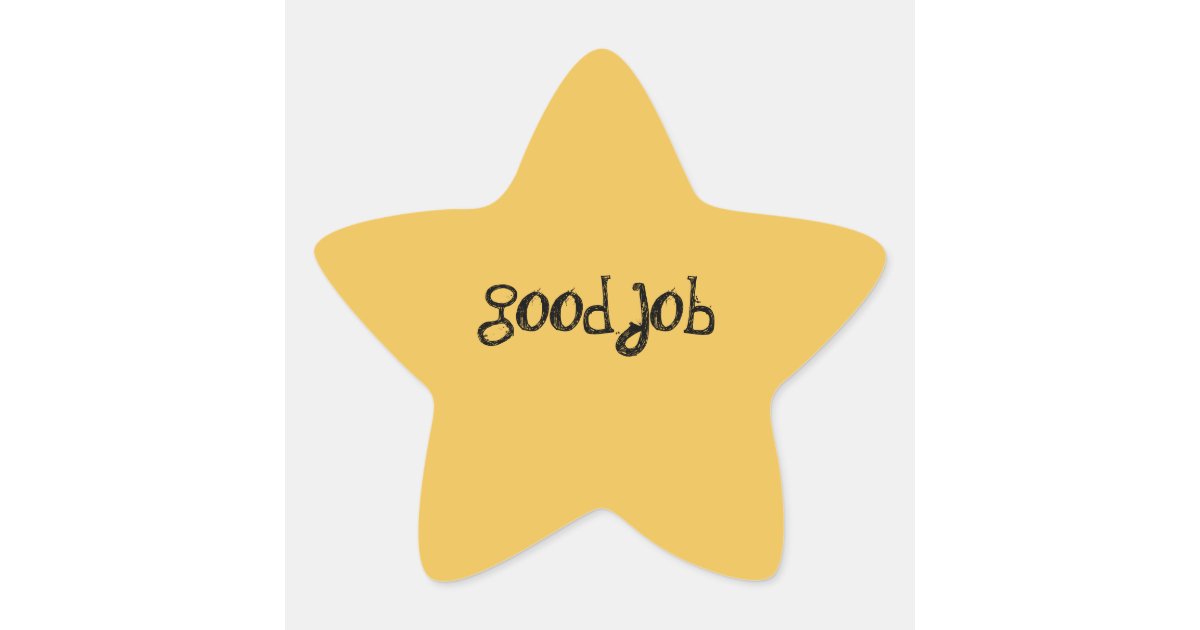Gold Star Award-stickers Ster Sticker | Zazzle.nl