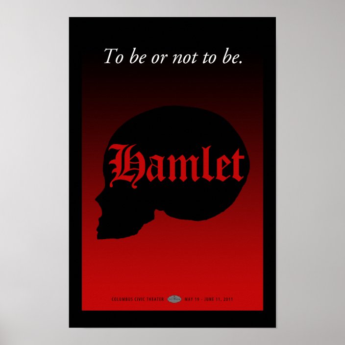 Hamlet Poster | Zazzle.nl