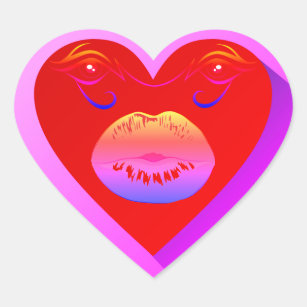 Lippen Stickers | Zazzle.nl