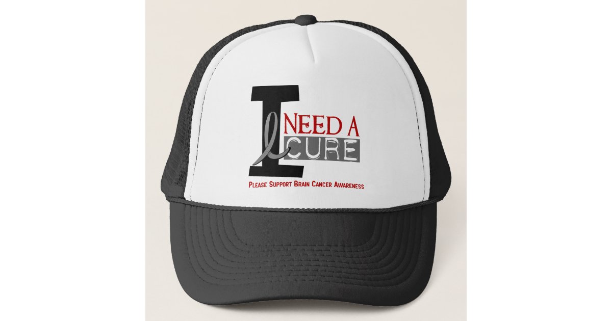 hersenkanker Ik heb een CURE 1 nodig Trucker Pet | Zazzle.nl