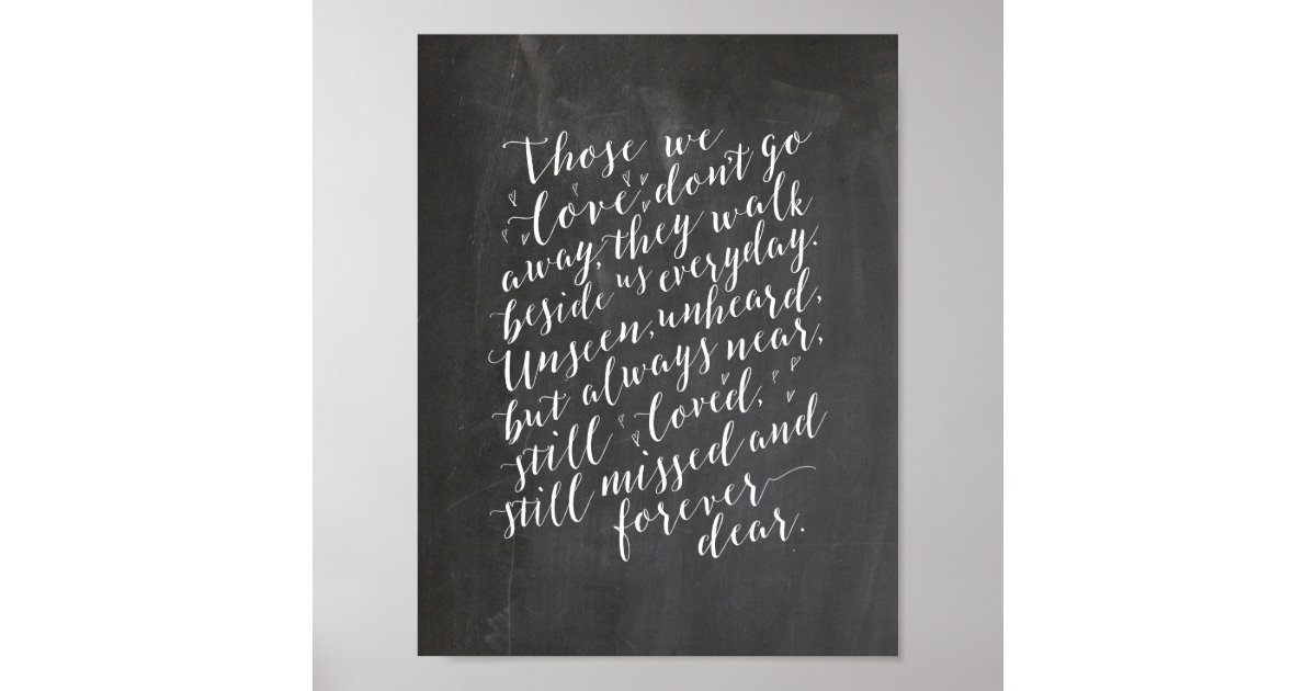 In liefhebbende herinnering, begrafenis, Rustic Poster | Zazzle.nl