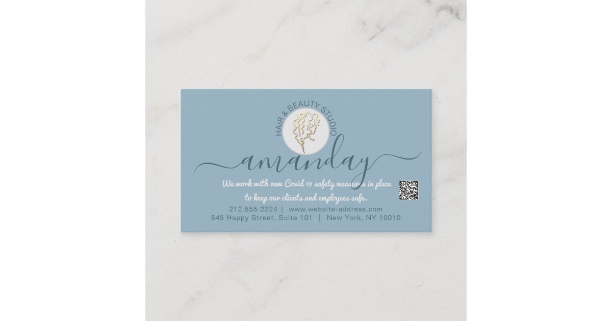 Instructies voor nazorg Lash Golden Logo QR CODE Visitekaartje | Zazzle.nl