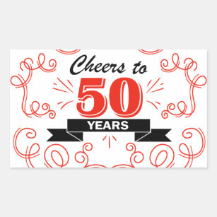 50 Jaar Stickers | Zazzle.nl