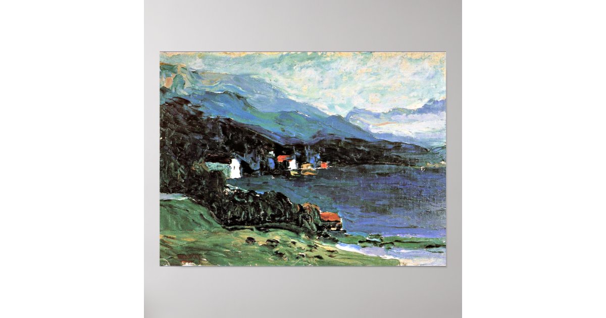 Kandinsky - Kochel, beroemd schilderij Poster | Zazzle.nl