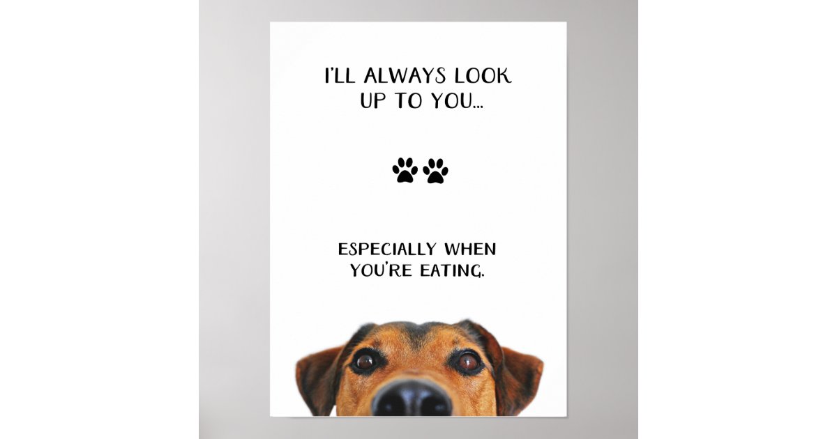 Kijk op je grappige boodschap poster | Zazzle.nl