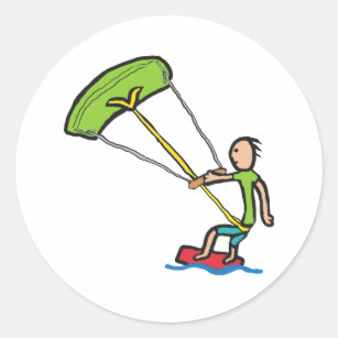 Kitesurf Stickers | Zazzle.nl