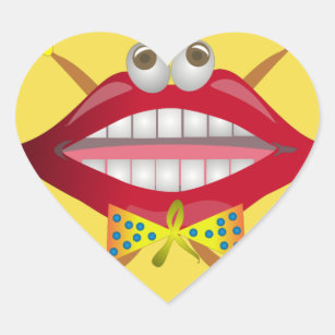 Lippen Stickers | Zazzle.nl