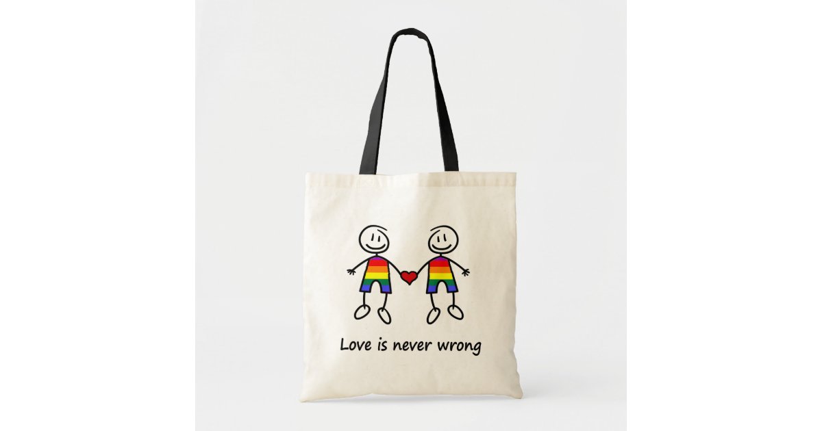 Liefde is nooit verkeerd tote bag | Zazzle.nl