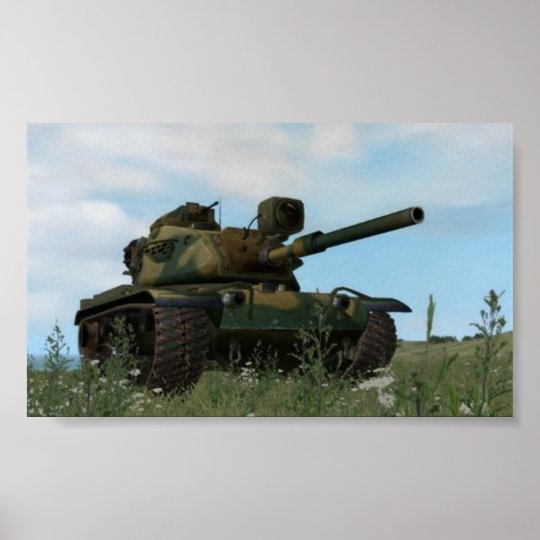 M60-tank Poster | Zazzle.nl