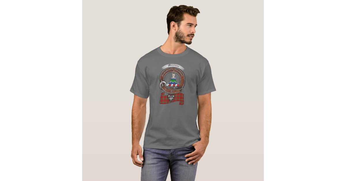Morrison Clan Badge Adult T-shirt | Zazzle.nl