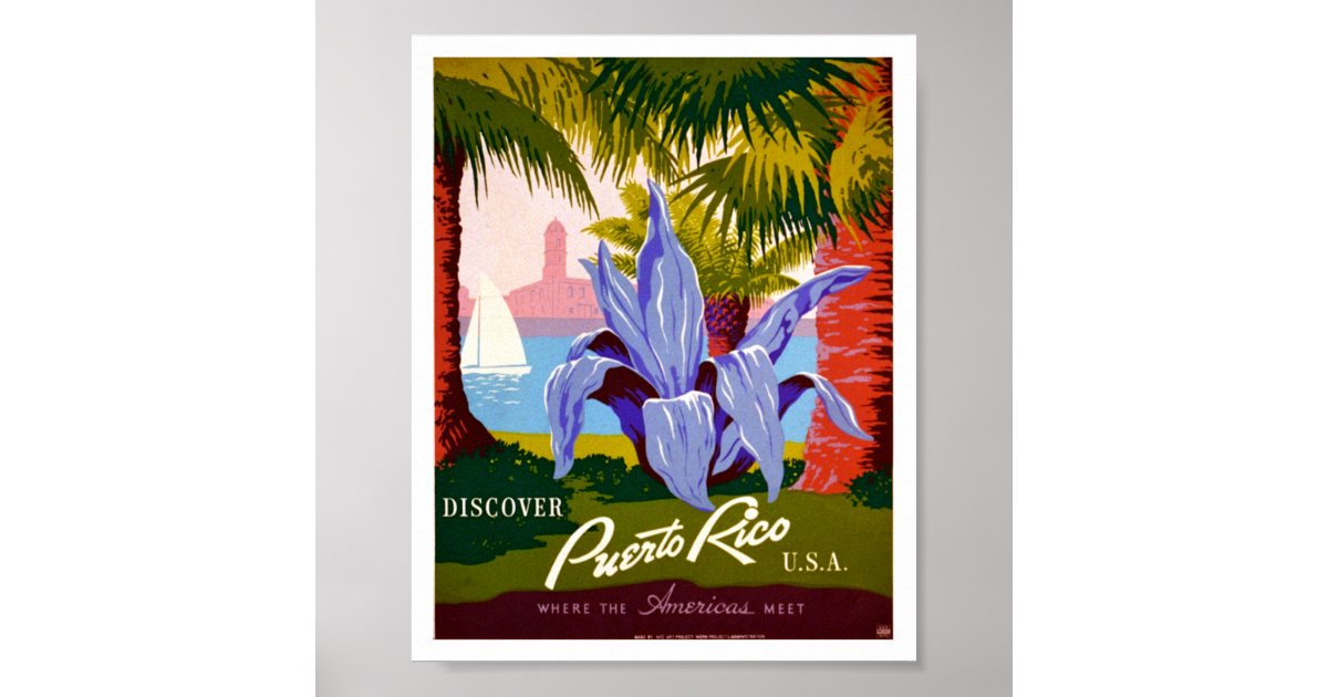 Ontdek Puerto Rico Poster | Zazzle.nl