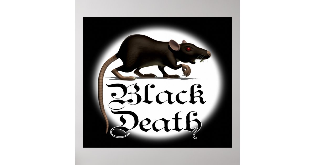 Posters met zwarte doodsteek | Zazzle.nl