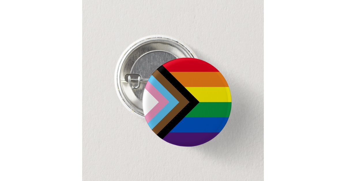 Pride Inclusive regenbow Lgbtq gay flag pin button | Zazzle.nl
