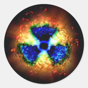 Radioactief Stickers | Zazzle.nl