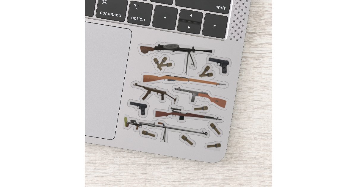 Sovjet WW2-wapens Sticker | Zazzle.nl